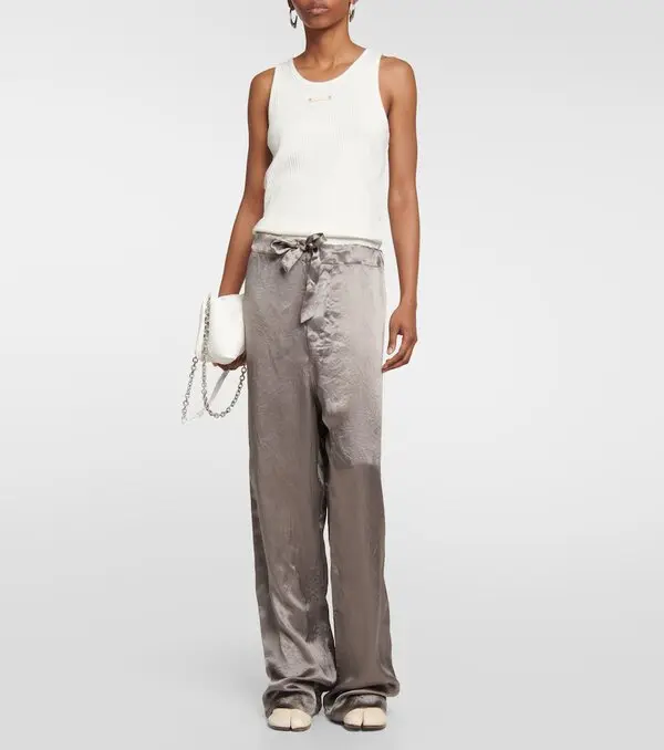 MAISON MARGIELA Satin Pajama Bottoms