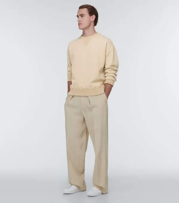 JIL SANDER Cotton And Cashmere Sweatshirt