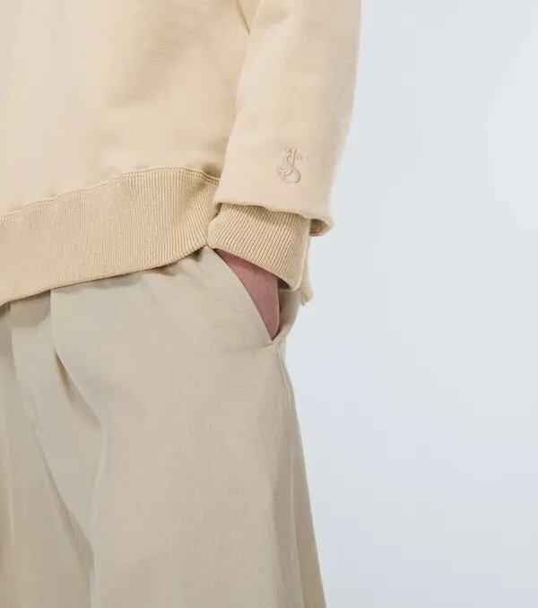 JIL SANDER Cotton And Cashmere Sweatshirt
