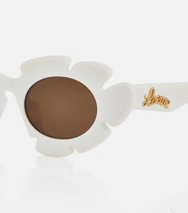 Loewe Flower Cat-eye Sunglasses - White