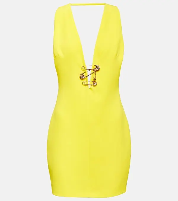 Versace Safety Pin Mini Dress