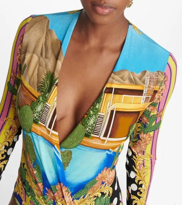 Versace Medusa Palm Springs Bodysuit