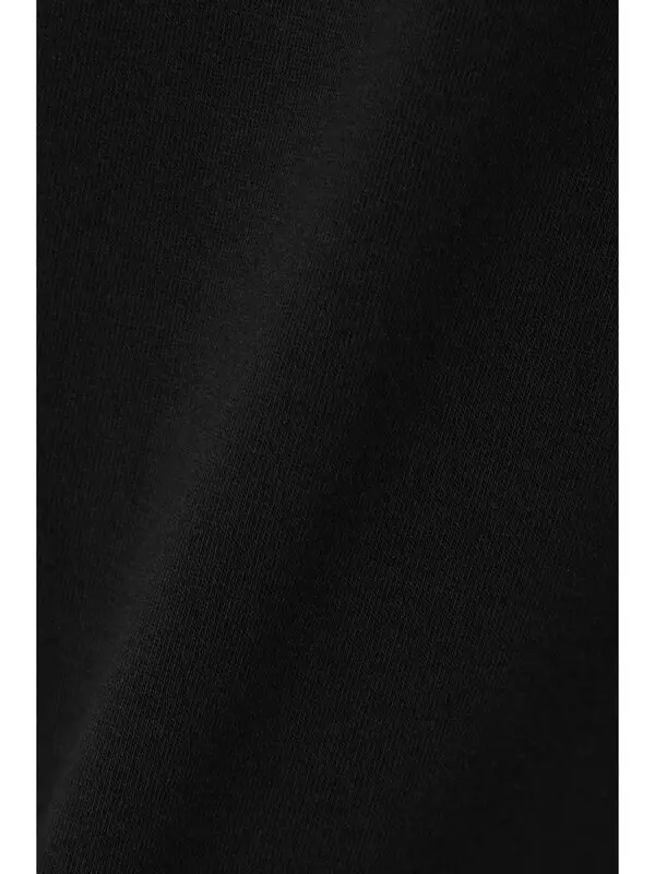 Matteau Net Sustain Organic Cotton-blend Jersey Tank - Black