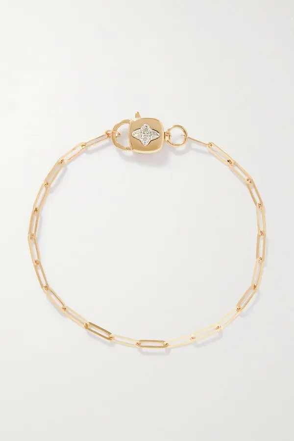 Pascale Monvoisin Louise Diamond Bracelet - Gold