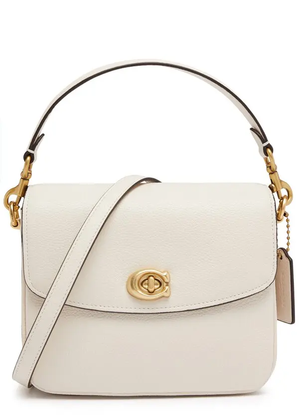 Coach Cassie 19 Leather Cross Body Bag, Leather Bag - Ivory  display picture 3