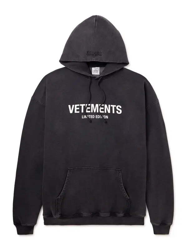 Cotton Hoodie Vetements Oversized Hoodie VETEMENTS Cotton