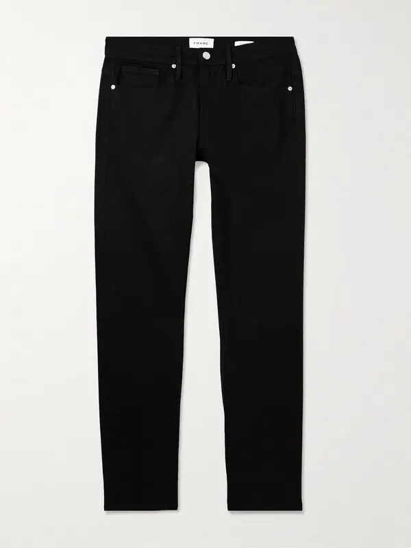 FRAME L'homme Slim-fit Jeans - Black