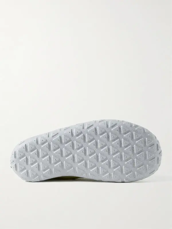 Nike Moc Leather-trimmed Canvas Slip-on Sneakers