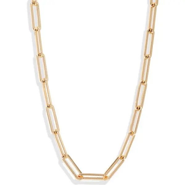 Jenny Bird Andi Paperclip Link Necklace - Gold