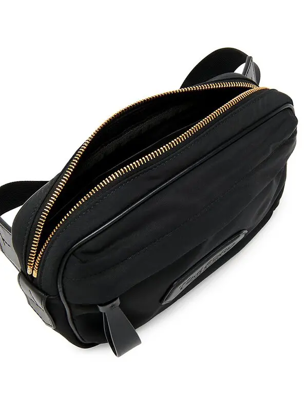 TOM FORD Nylon & Leather Belt Bag
