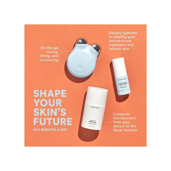 NUFACE Mini+ Supercharged Skincare Routine