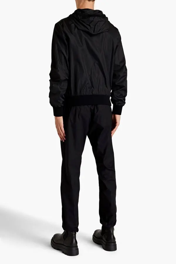 Dolce & Gabbana Appliquéd Shell Hooded Jacket