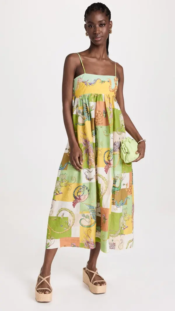 Alemais Jerome Midi Dress In Multi - 60% Off | Editorialist