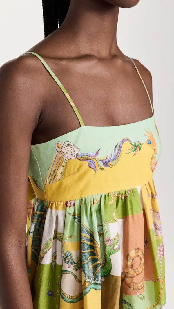 Alemais Jerome Midi Dress In Multi - 60% Off | Editorialist