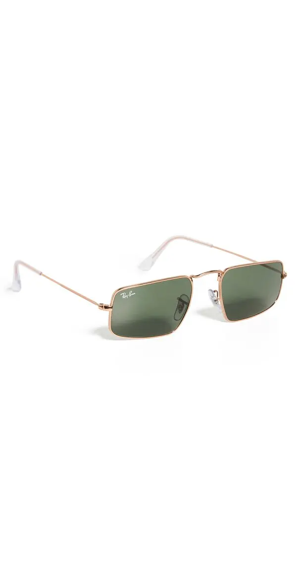 Ray-ban 0rb3957 Julie Sunglasses - Rose Gold/green