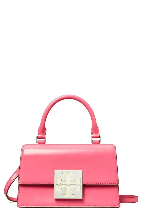 Tory Burch Bon Bon Spazzolato Mini Top-handle Bag