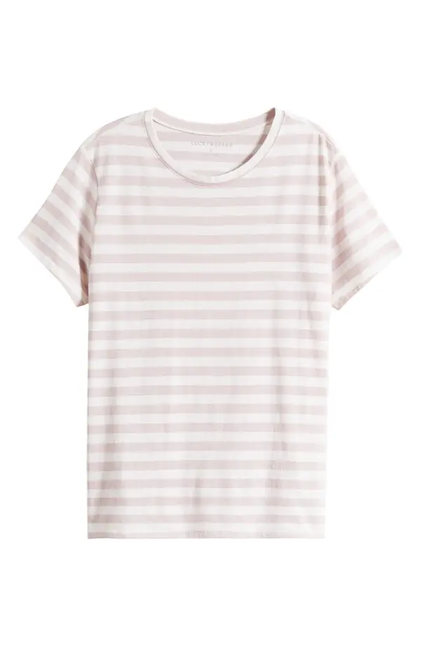 Lucky Brand Print T-shirt - Natural Stripe
