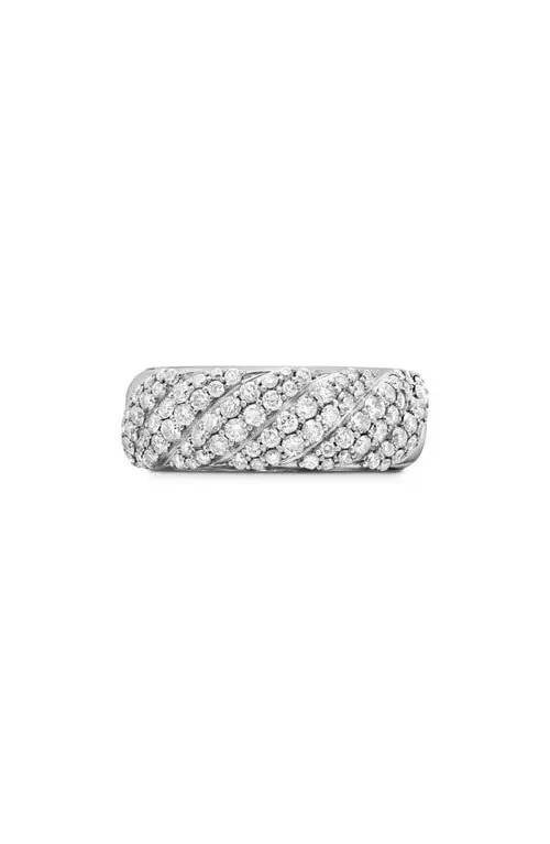 David Yurman Sculpted Cable Band Ring - Sterling Silver