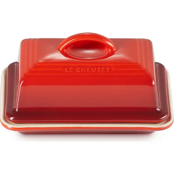 LE CREUSET Heritage Butter Dish - Cerise