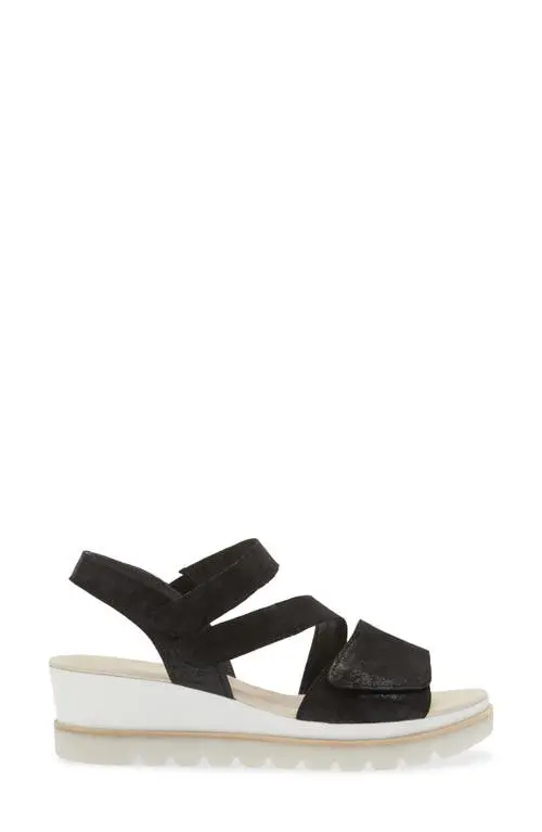 Gabor Asymmetric Wedge Strappy Sandal - Schwart Ca