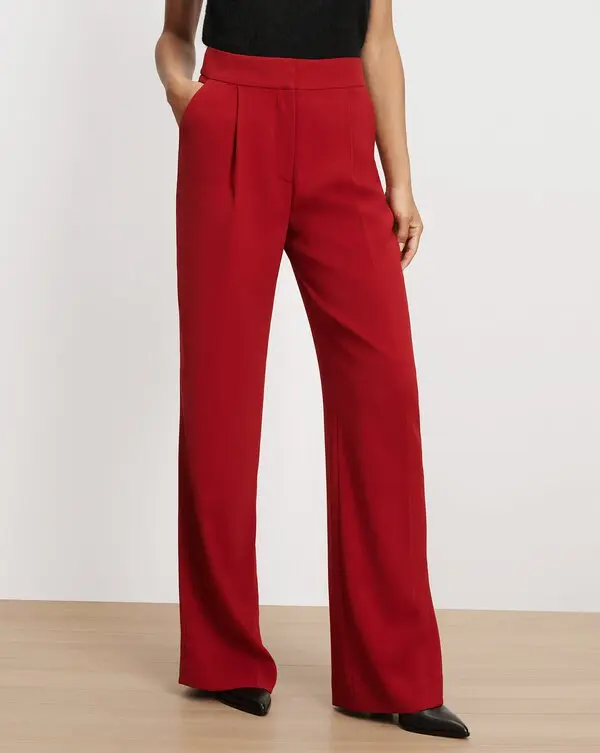 Veronica Beard Robinne Wide-leg Trouser
