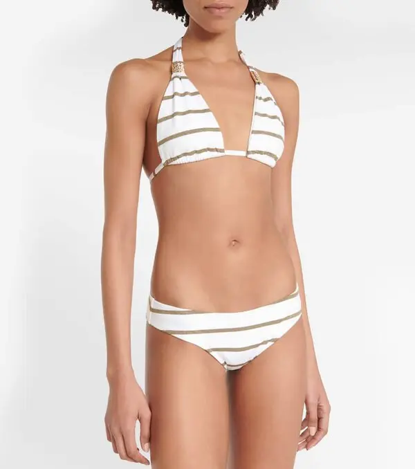Heidi Klein St Tropez Striped Bikini Bottom