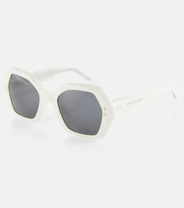 Isabel Marant Ely Hexagonal Sunglasses