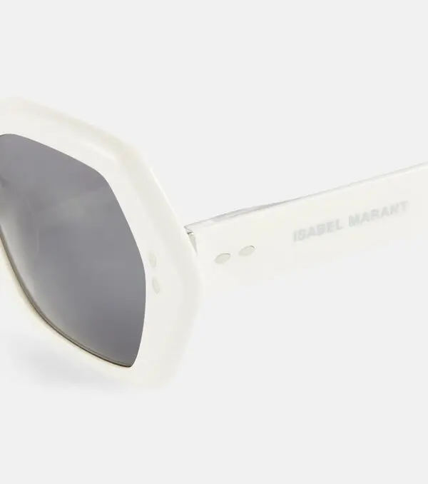 Isabel Marant Ely Hexagonal Sunglasses