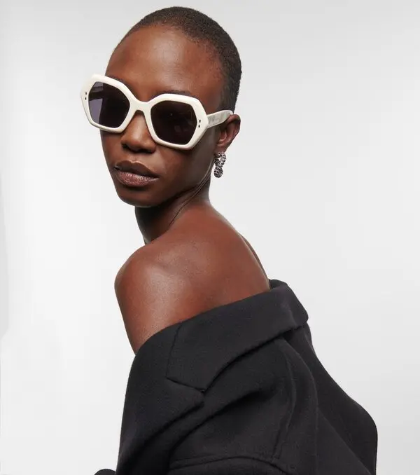 Isabel Marant Ely Hexagonal Sunglasses