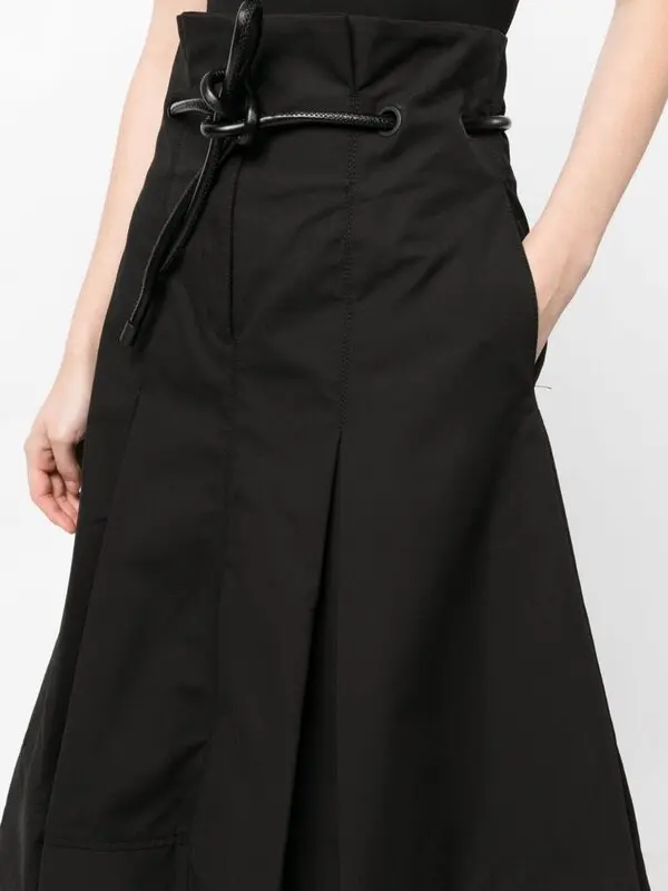 3.1 Phillip Lim Origami Midi Skirt - Black