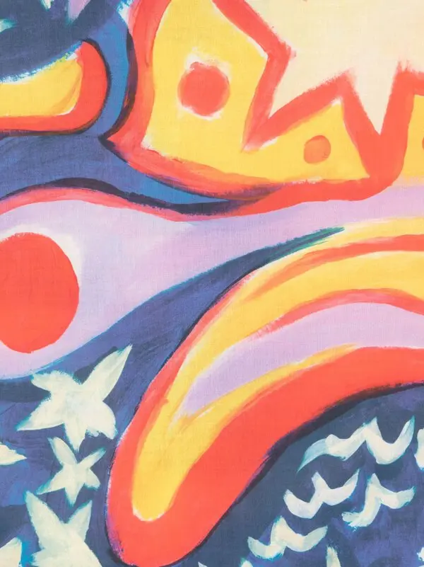 Marni Graphic-print Cotton Scarf