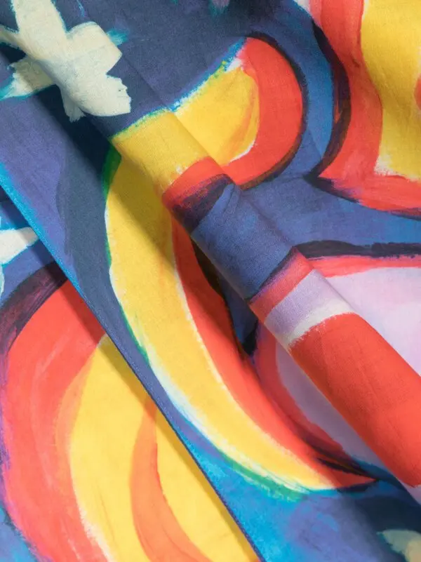 Marni Graphic-print Cotton Scarf