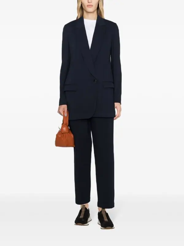 Brunello Cucinelli Single-breasted Tailored Jacket - Blue