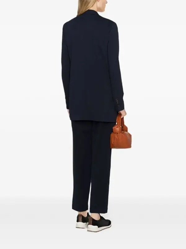 Brunello Cucinelli Single-breasted Tailored Jacket - Blue