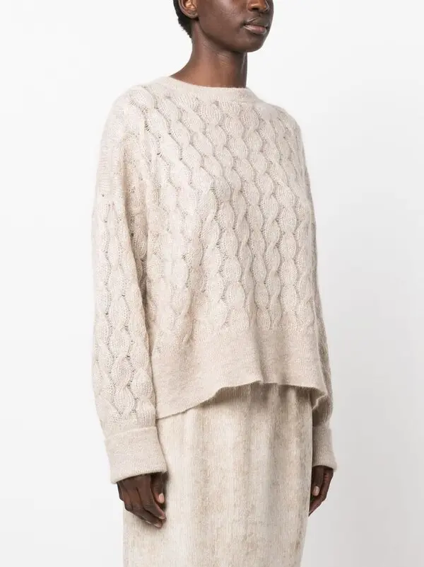 Brunello Cucinelli Cable-knit Long-sleeve Jumper