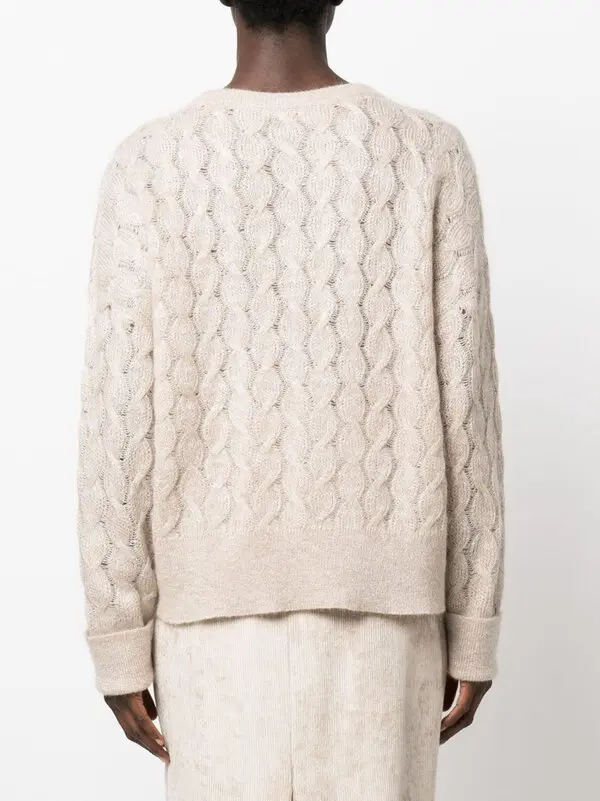 Brunello Cucinelli Cable-knit Long-sleeve Jumper