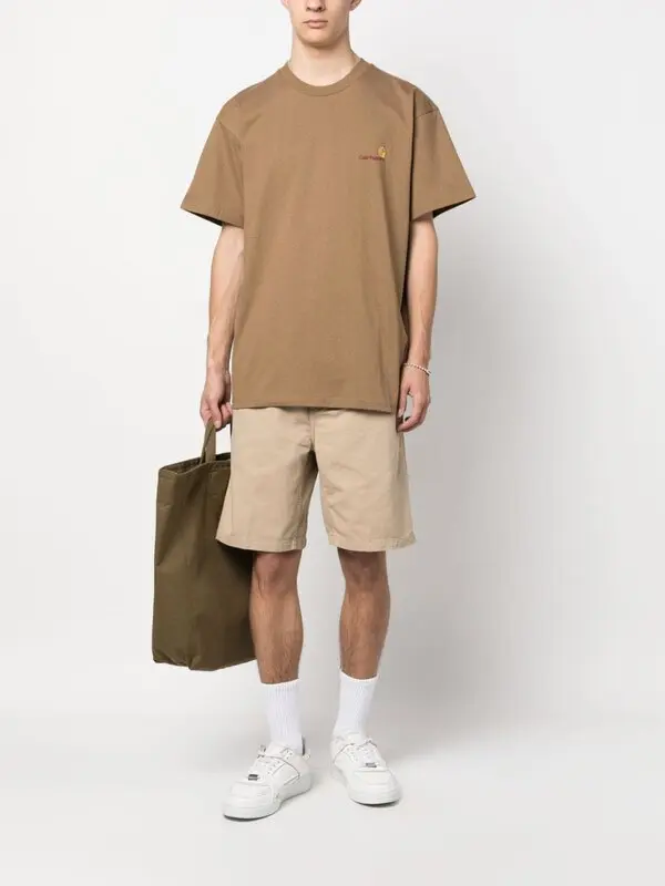 Carhartt Work In Progress Flint Elasticated-waist Shorts - Neutrals