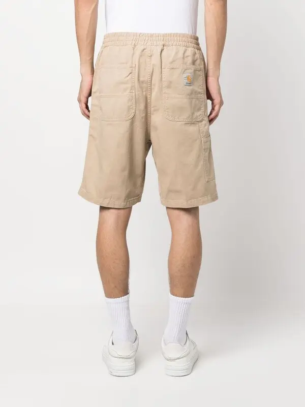 Carhartt Work In Progress Flint Elasticated-waist Shorts - Neutrals