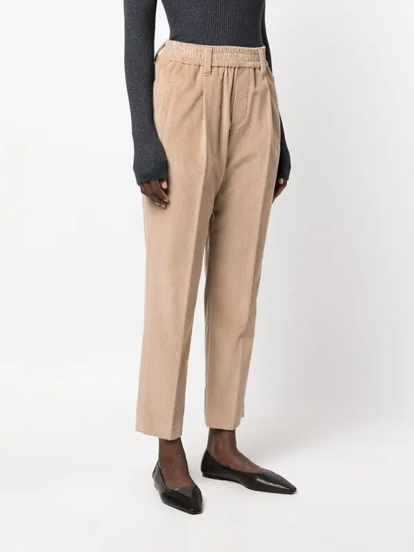 Brunello Cucinelli Pressed-crease Tailored Trousers