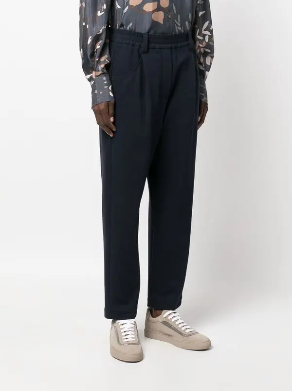 Brunello Cucinelli High-waisted Straight-leg Trousers