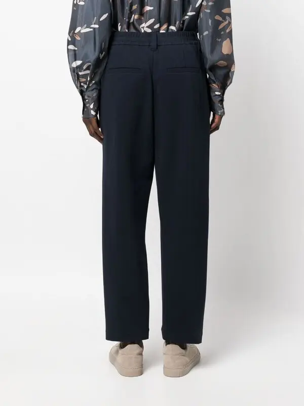 Brunello Cucinelli High-waisted Straight-leg Trousers