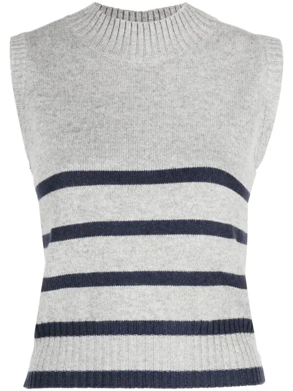 Brunello Cucinelli Striped Cashmere Vest