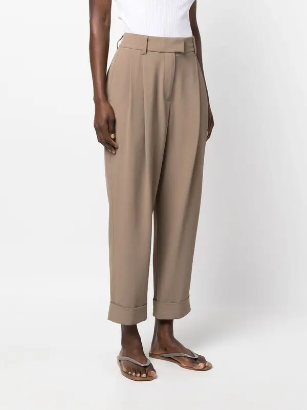 Brunello Cucinelli Cropped Tailored Trousers