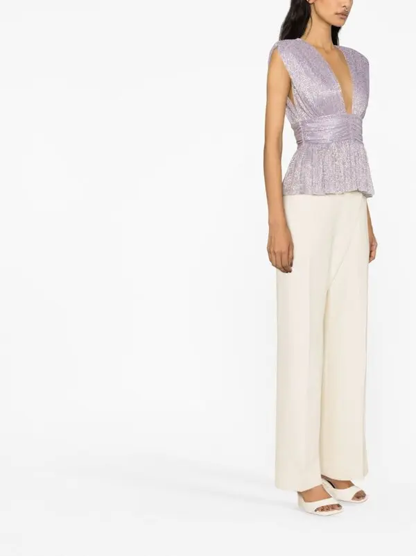 SABINA MUSAYEV Bello Plissé Blouse