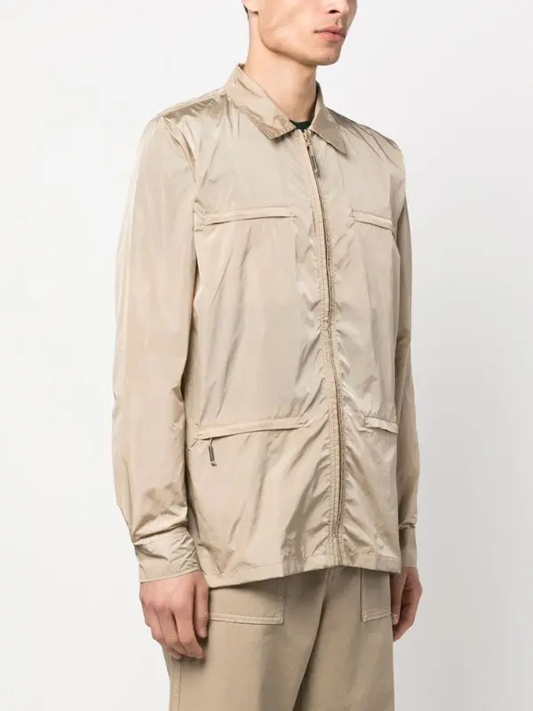 Rains Zip-up Shirt Jacket