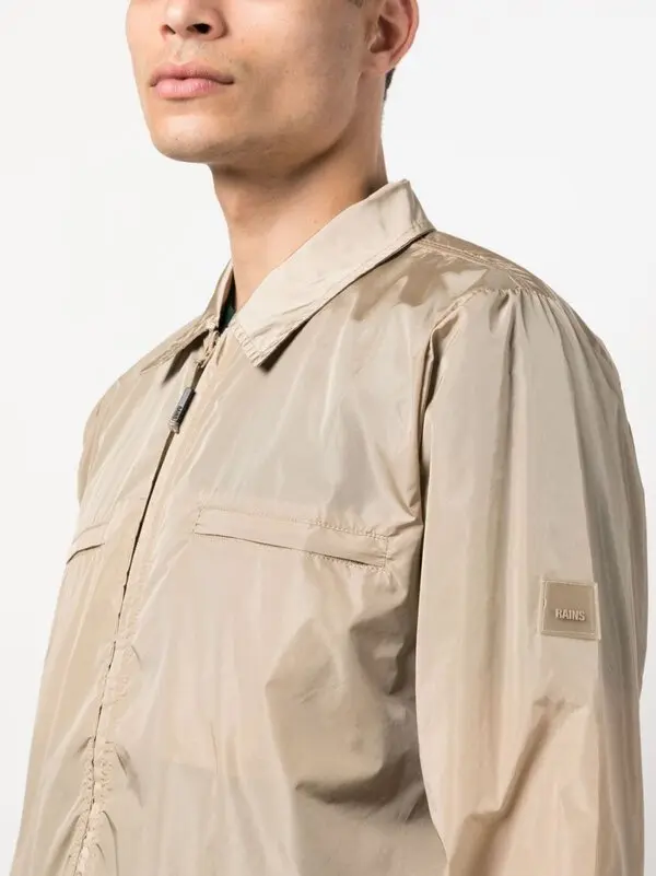Rains Zip-up Shirt Jacket