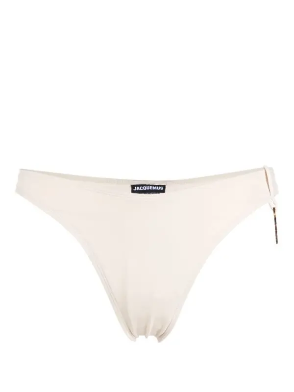 Jacquemus Le Bas De Maillot Signature Bikini Bottoms - Neutrals