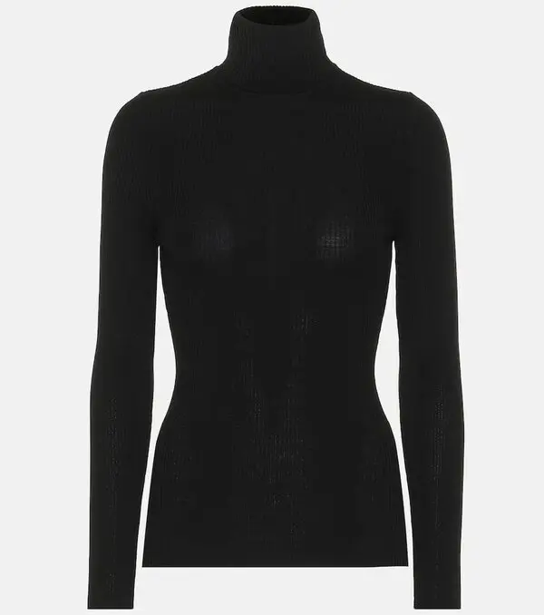 Wolford Wool Turtleneck Sweater - Black