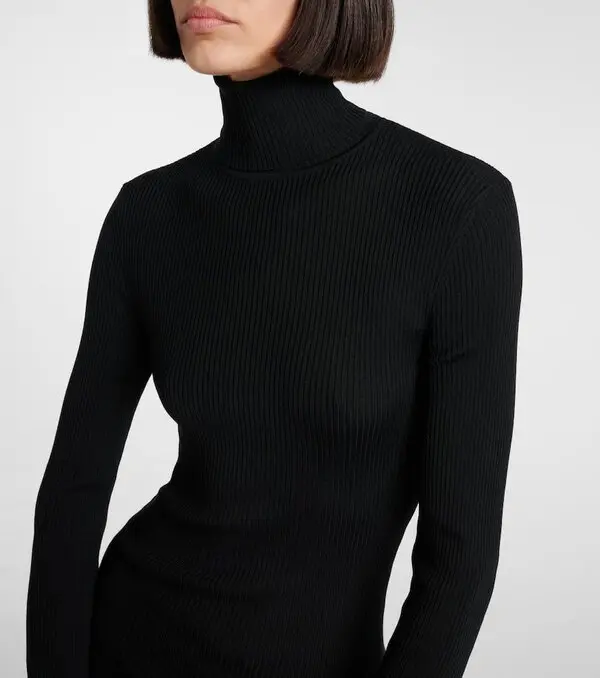 Wolford Wool Turtleneck Sweater - Black