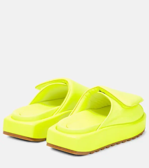 GIA BORGHINI Gia 1 Leather Slides